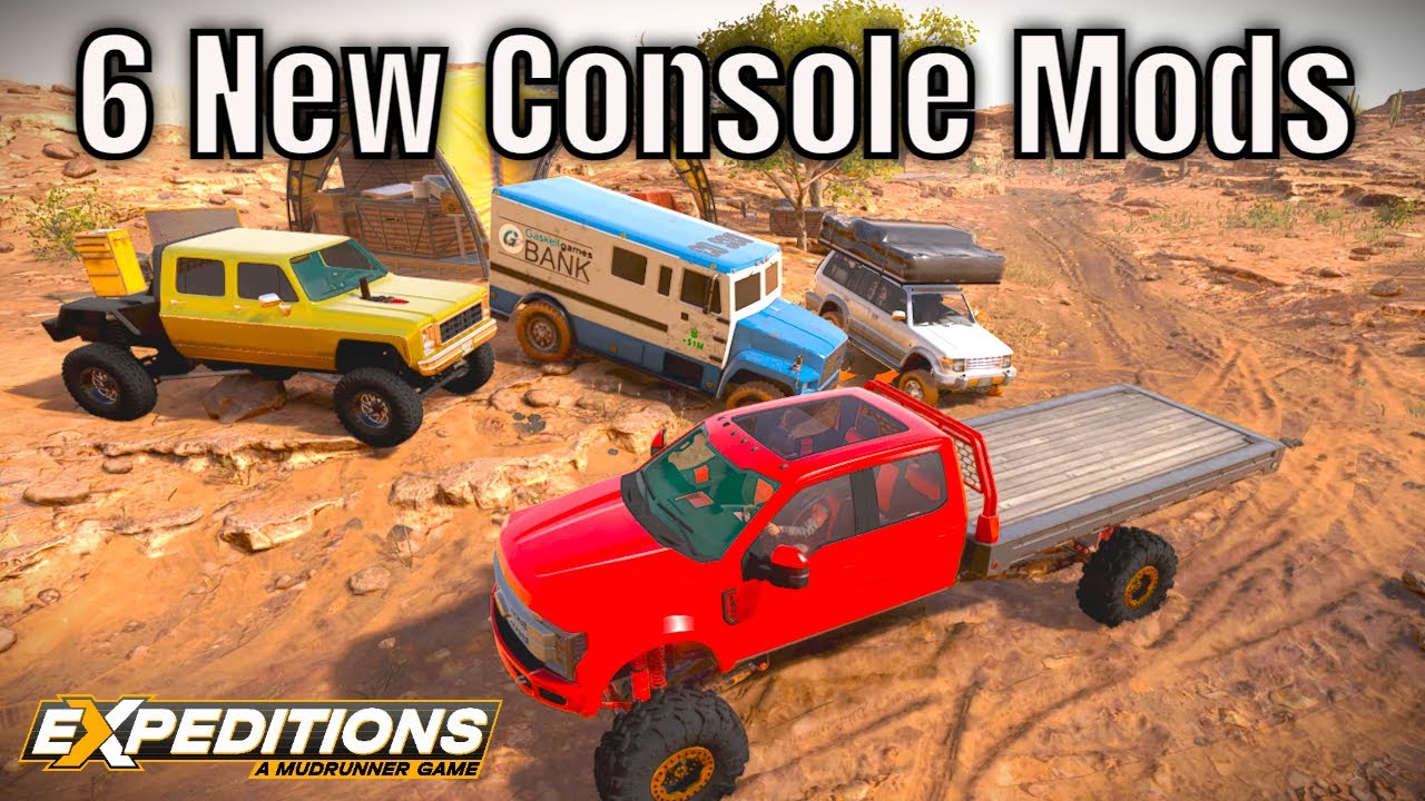 Latest Console Mods in Expeditions New Mudrunner Game - YouTube