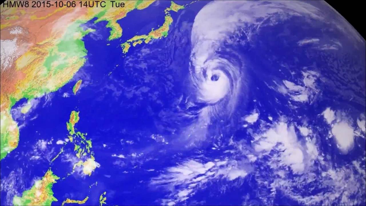 The 2015 typhoon season in the western North Pacific - YouTube