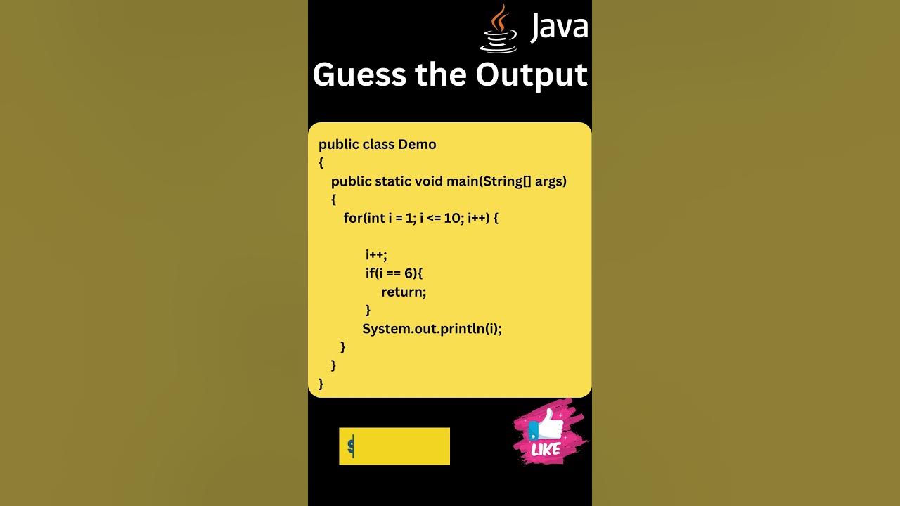 Evaluate java for loop coding program | java coding interview program - YouTube