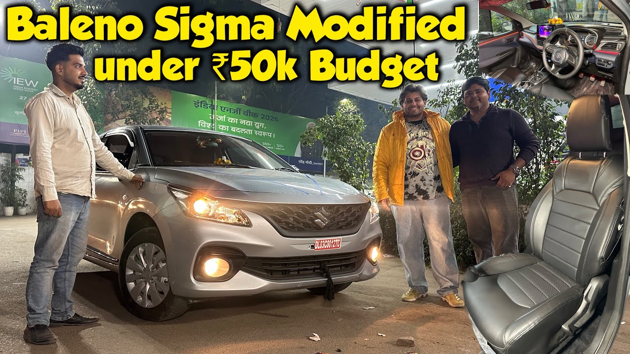 Baleno Base Model Modification under ₹50,000 Budget Maruti Baleno ...
