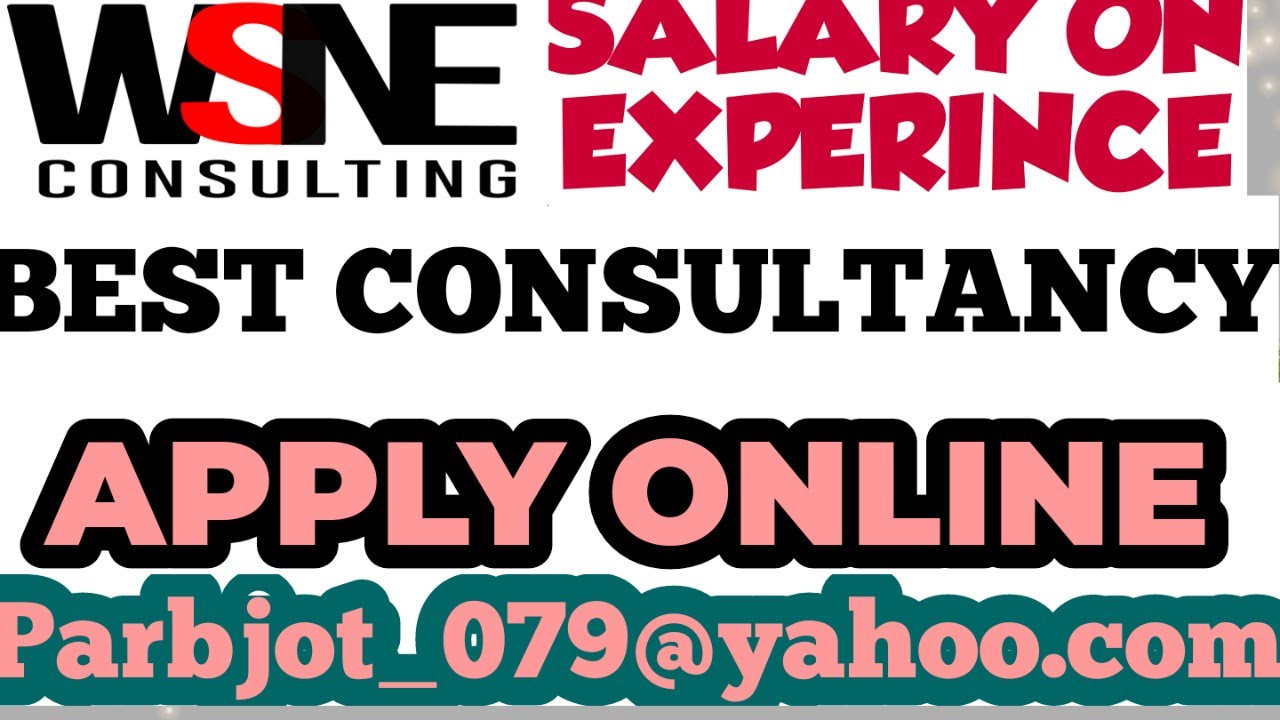 wsne consulting pvt ltd jobs careers 8395||Apply online jobs, - YouTube
