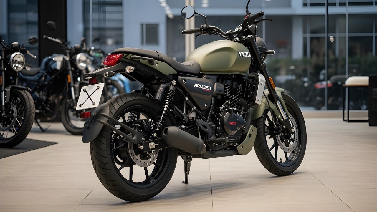 😲 2026 Yezdi Army 250 Review | Military Style Bike is Finally Here ...