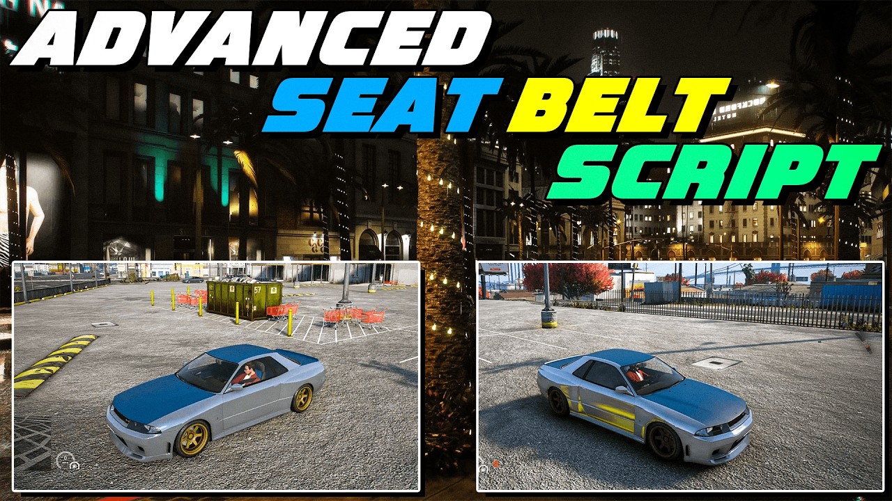 Free Advanced Seat Belt Script | Mosoto Scripts | QBCore/ESX | FiveM ...
