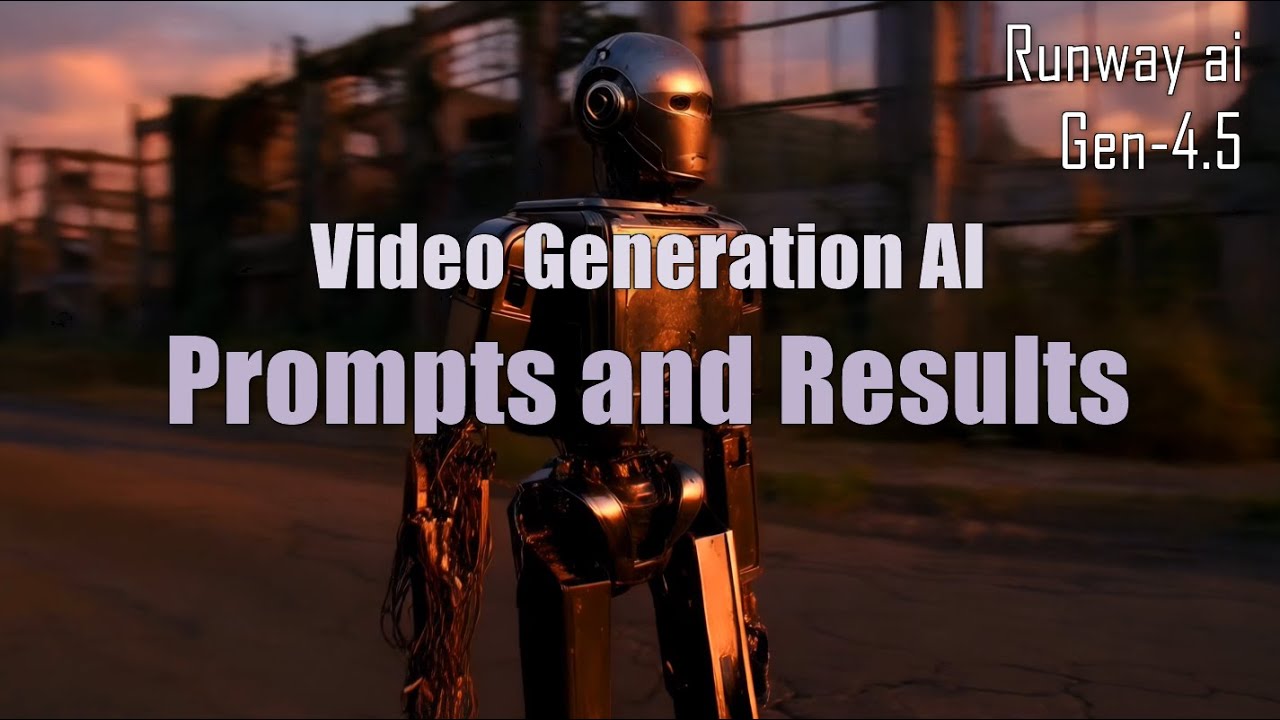 [Runway ai/Gen-4.0/4K] Prompts and results - YouTube