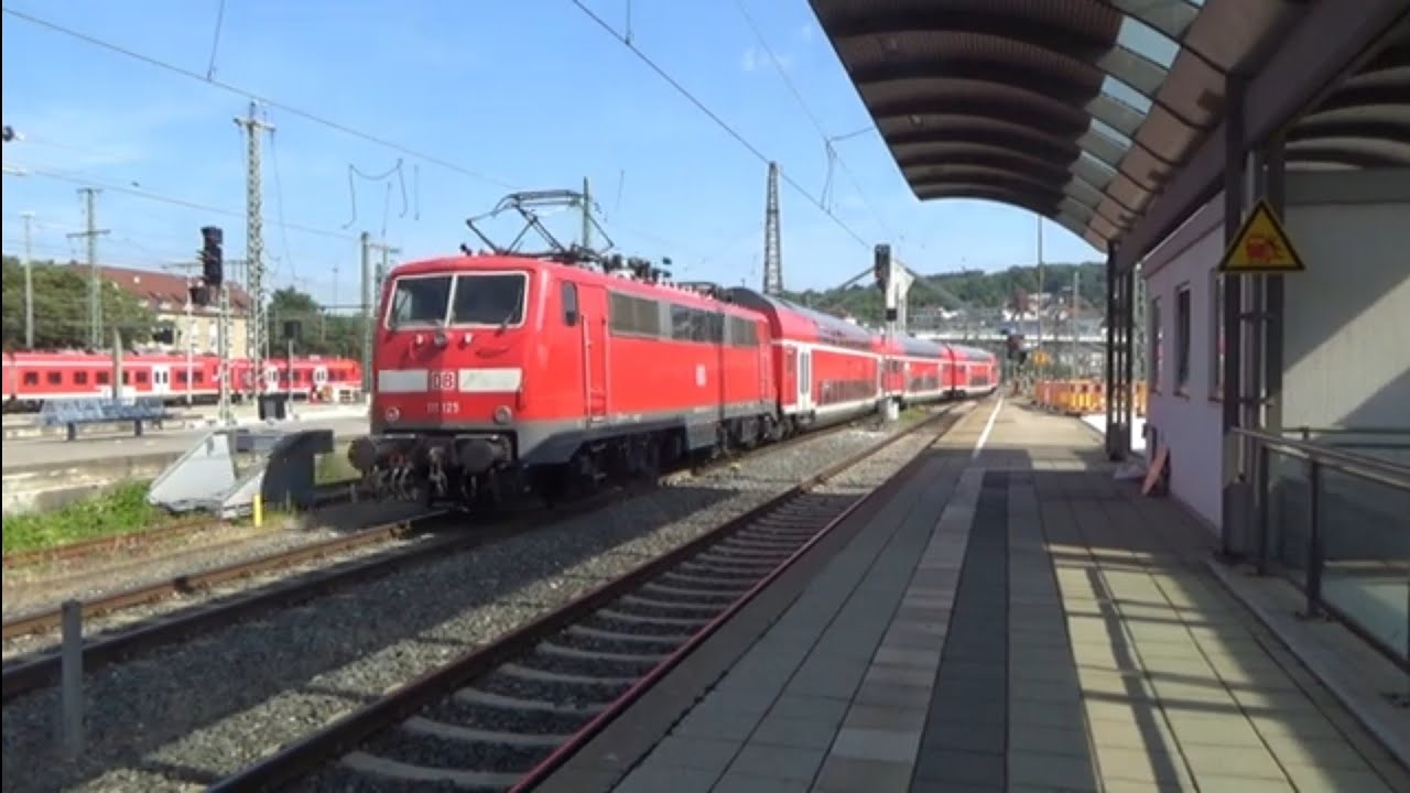 Eisenbahnverkehr in Ulm mit 101, 111, 146, 425, 440, 633, 650 ICE2 (DB), 1116 (ÖBB), 218 105 ...