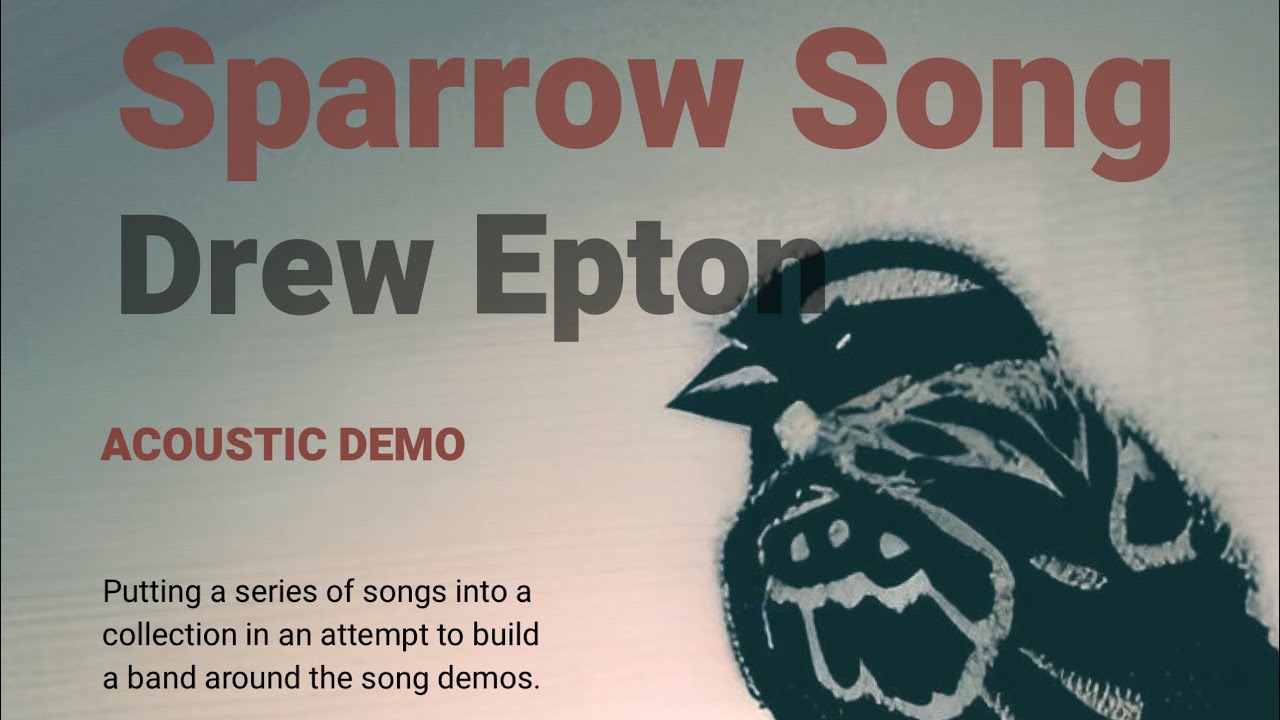 Sparrow Song acoustic song demo Drew Epton - YouTube