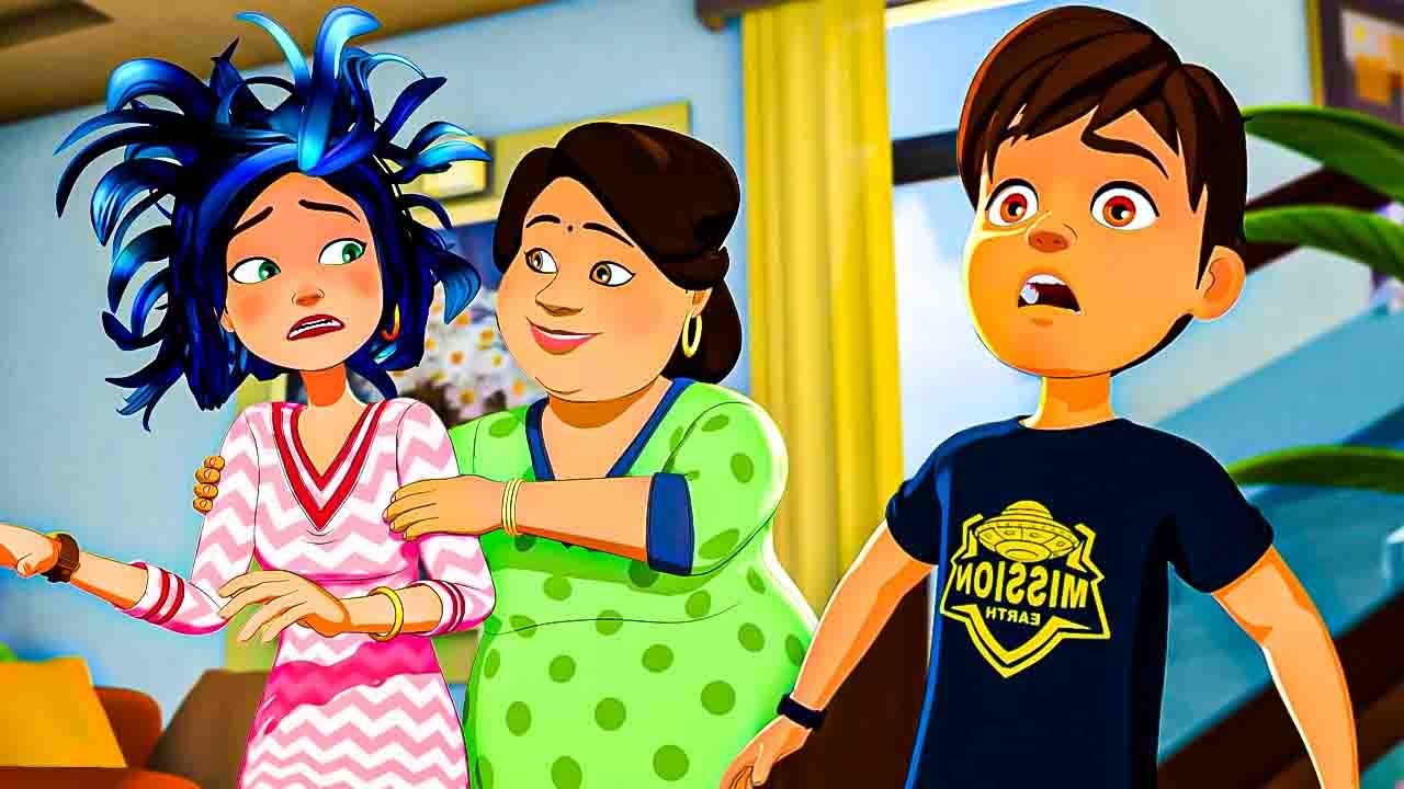 Abhimanyu Alien Family | There Was An Electric Shock In Kookie's Hair ...