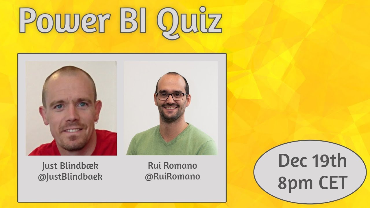 Power BI Quiz with Rui Romano - YouTube