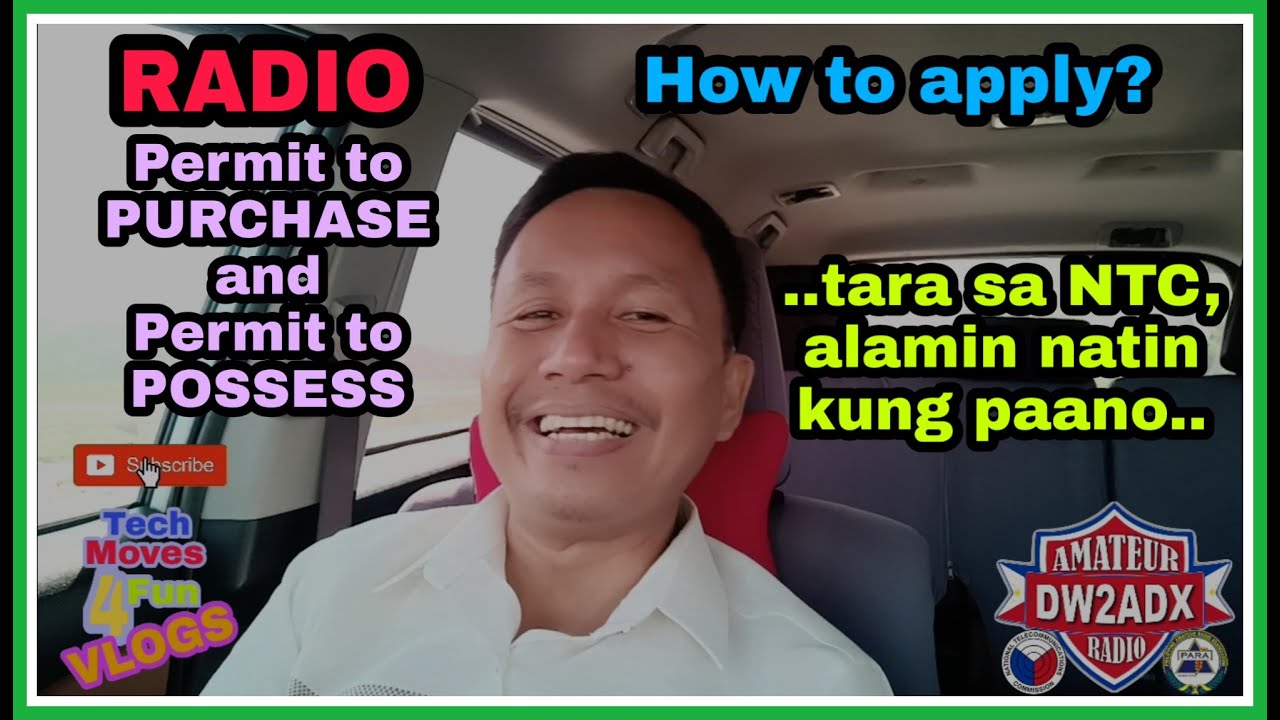 NTC | How to apply | RADIO - PERMIT TO PURCHASE & PERMIT TO POSSESS ...