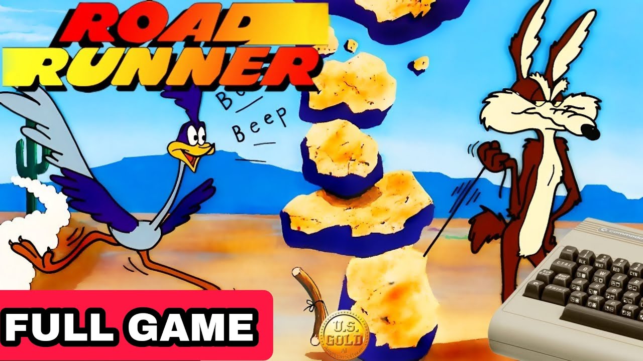 Road Runner Gameplay Walkthrough FULL GAME [C64] - YouTube