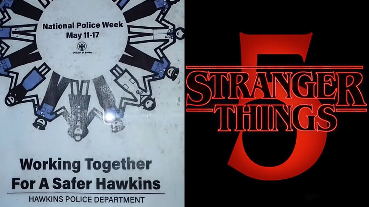 Stranger Things 5 - Set Leaks from Hawkins Police & Hospital - YouTube
