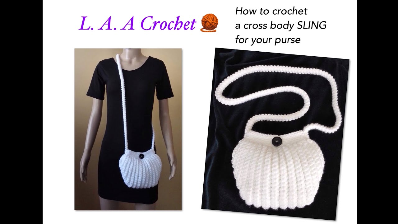 Crochet Sling/Cord/Rope/String for the cross body purse | crochet ...
