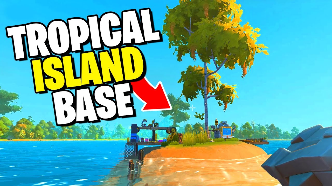 BASE BUILDING ON A TROPICAL ISLAND - Scrap Mechanic Survival Gameplay ...