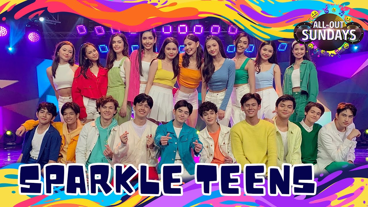 Sparkle Teens debut on the AOS stage! | All-Out Sundays - YouTube