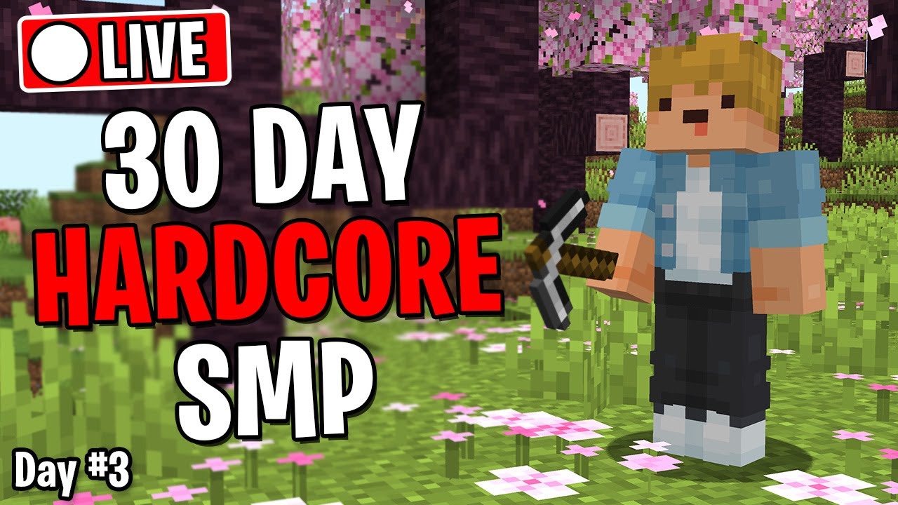 FIRST DAYS ON THE SERVER!! | 30 DAY HARDCORE | Minecraft 1.20 - YouTube