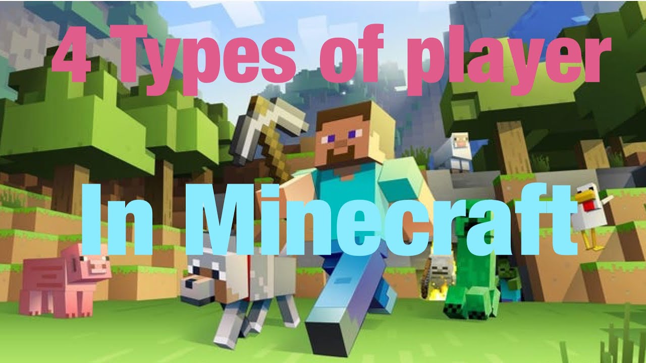 4 Type of players in Minecraft | Funny | RichieRichGamer - YouTube