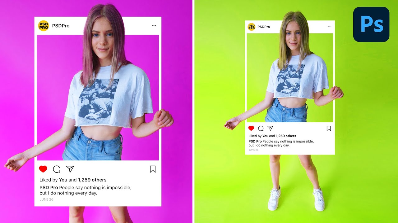 Photoshop Tutorial: Instagram photo manipulation Photoshop! - YouTube