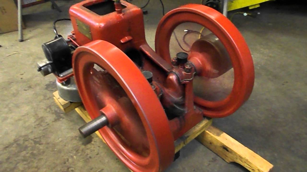 Rare 1922 2hp Witte model B - YouTube