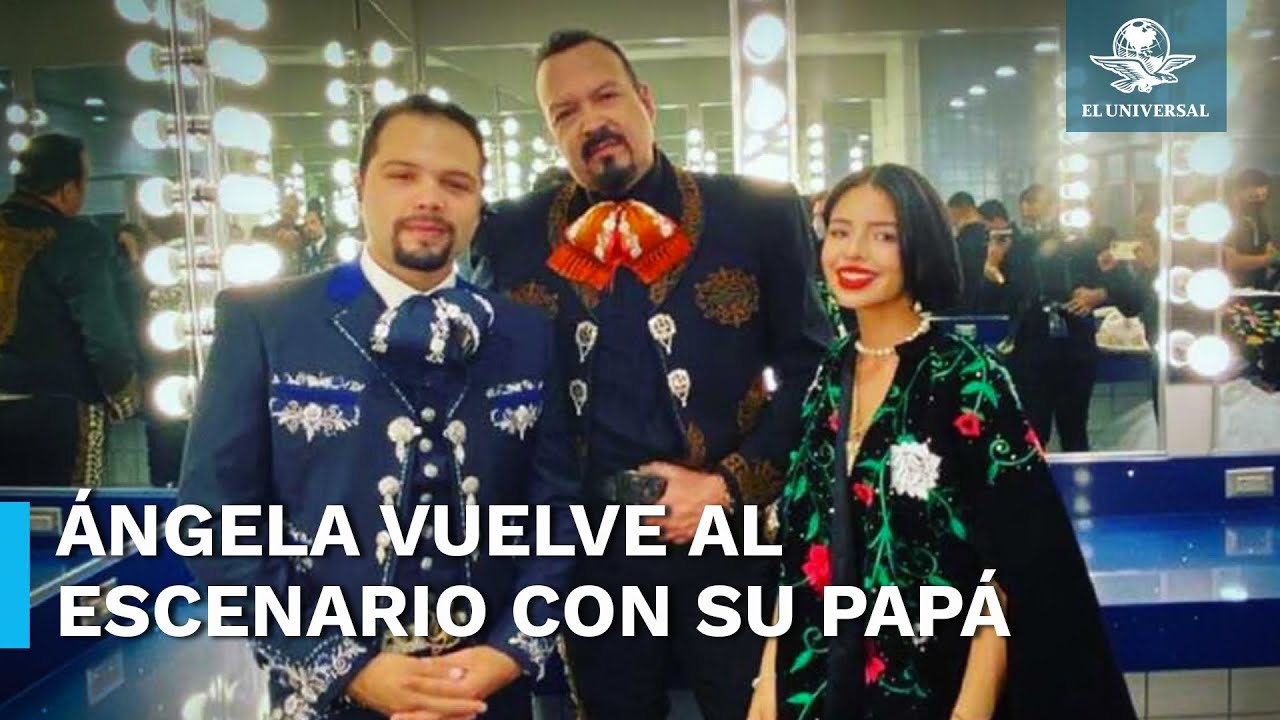 Angela Aguilar reaparece en el escenario junto a su padre, Pepe Aguilar ...