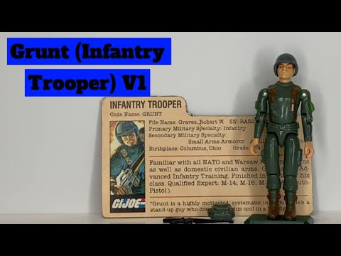 Grunt (Infantry Trooper) Version One 1982 - YouTube