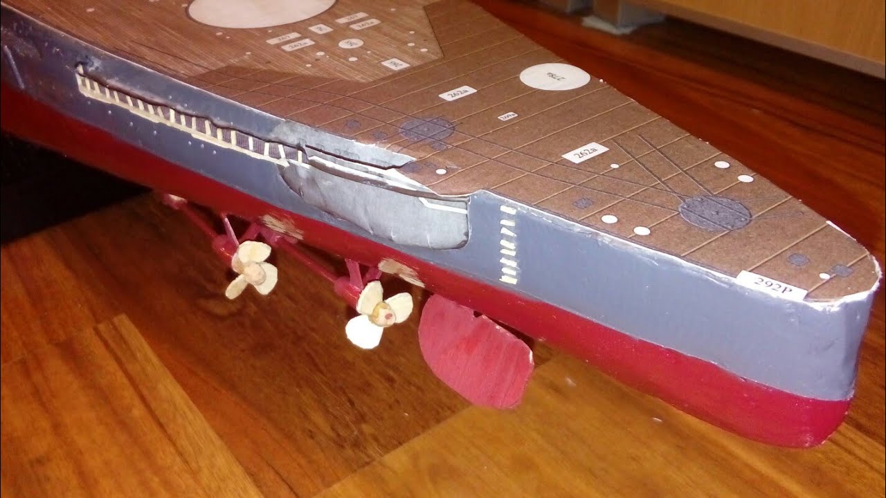 Video relacja z budowy Pancernika Fuso 1:200 od halinski : model of the ...