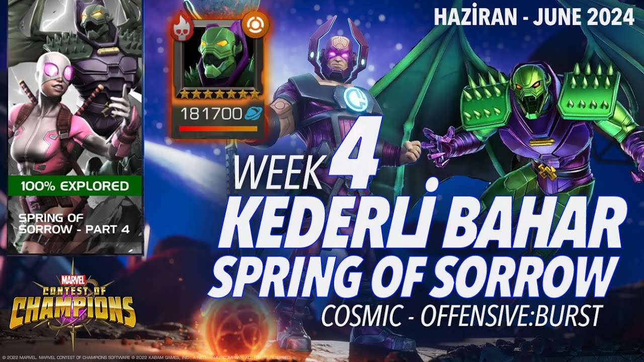 MCOC - ANNIHILUS - KEDERLİ BAHAR - SPRING OF SORROW - WEEK 4. HAFTA ...