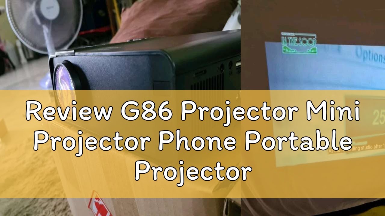 Review G86 Projector Mini Projector Phone Portable Projector Laptop Lcd ...