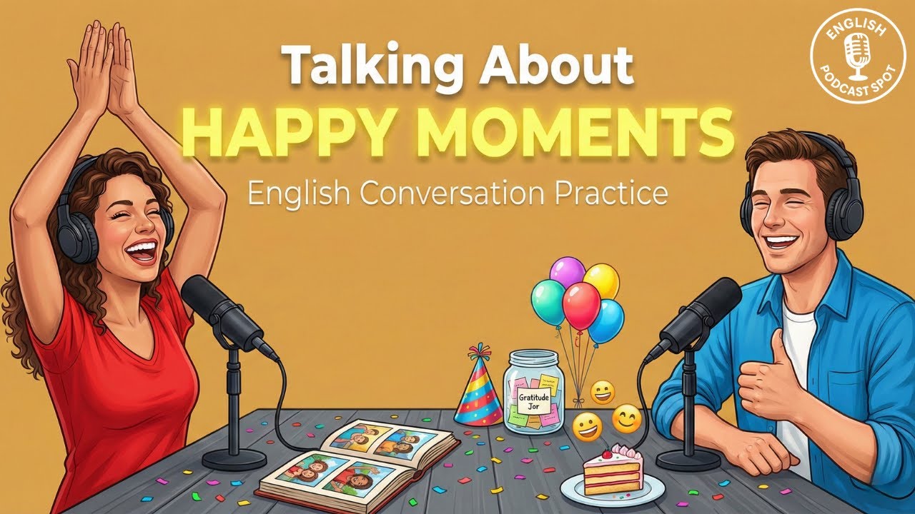 How to Talk about Happy Moments in English | English Conversation ...