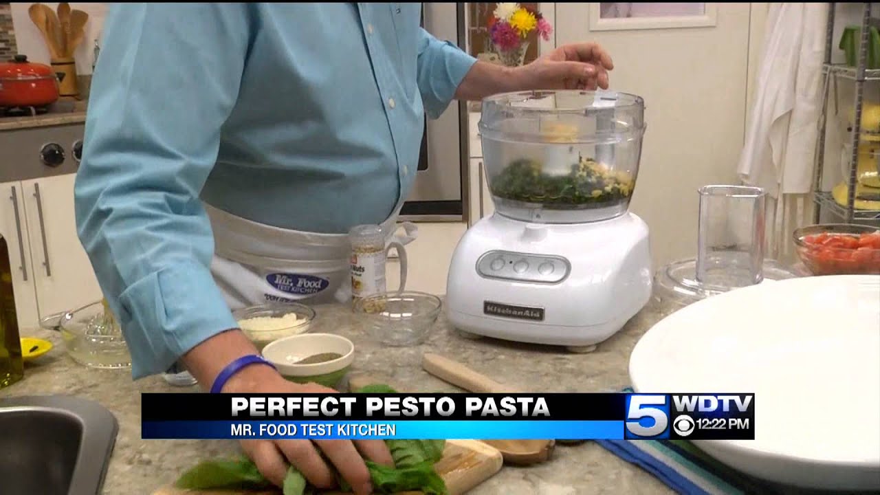 Mr. Food Test Kitchen: Perfect Pesto Pasta - YouTube