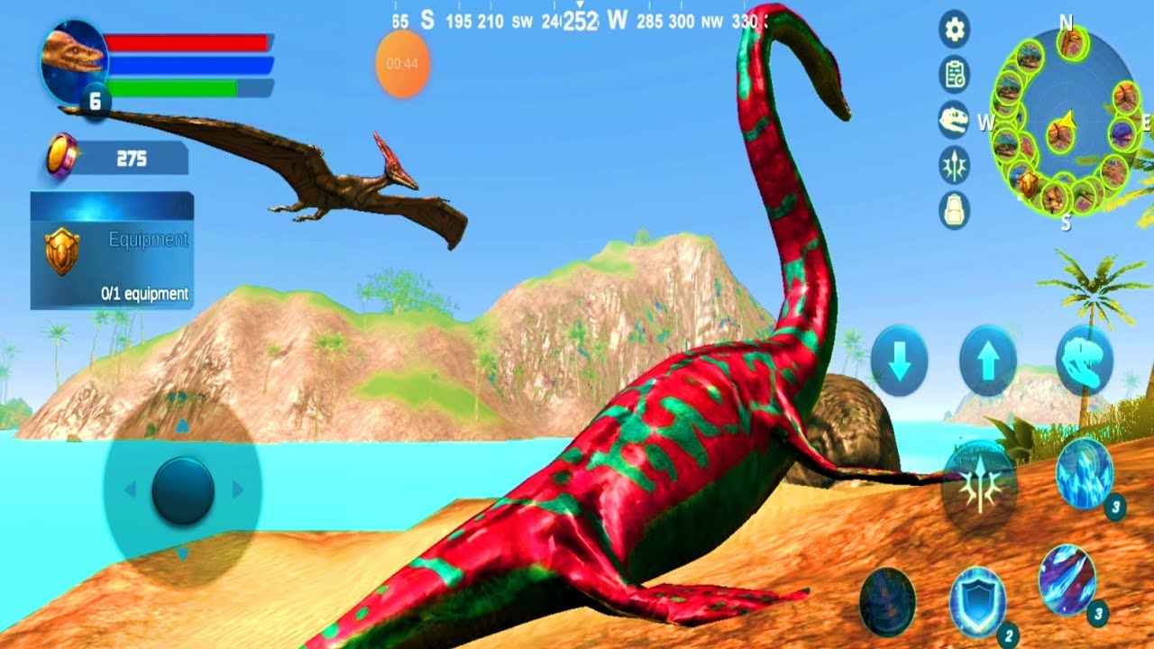 Plesiosaurus Simulator - Android Gameplay #8 - Dinosaur Simulator - YouTube