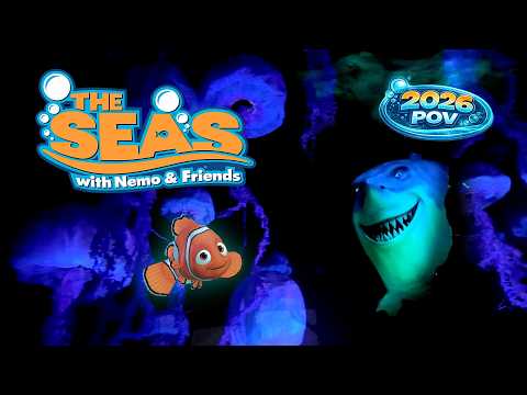 The Seas with Nemo & Friends POV + Aquarium Walkthrough | EPCOT 2026