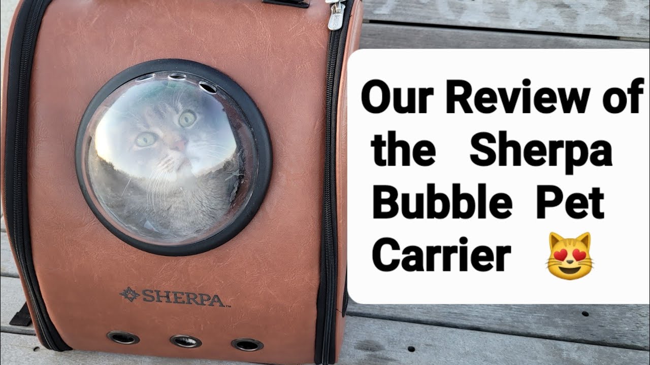 Cat Review: Sherpa Bubble Pet Carrier - see description for full review ...
