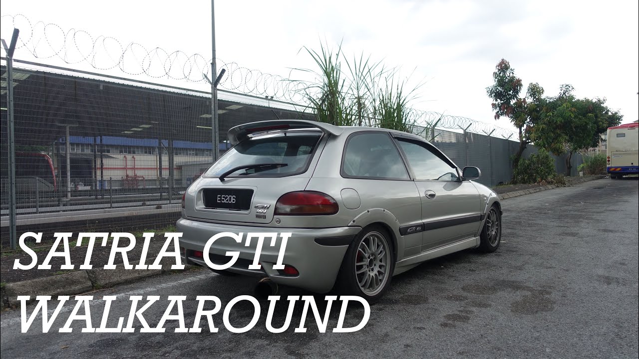 Proton Satria GTI 4G93P JUN 280 MMC Walkaround | Malaysia | Mildly ...