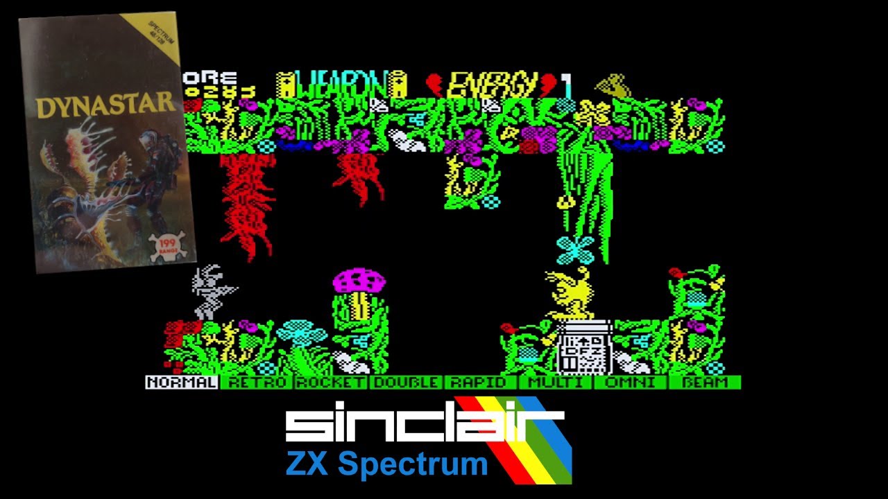 ZX Spectrum Games - DynaStar - YouTube