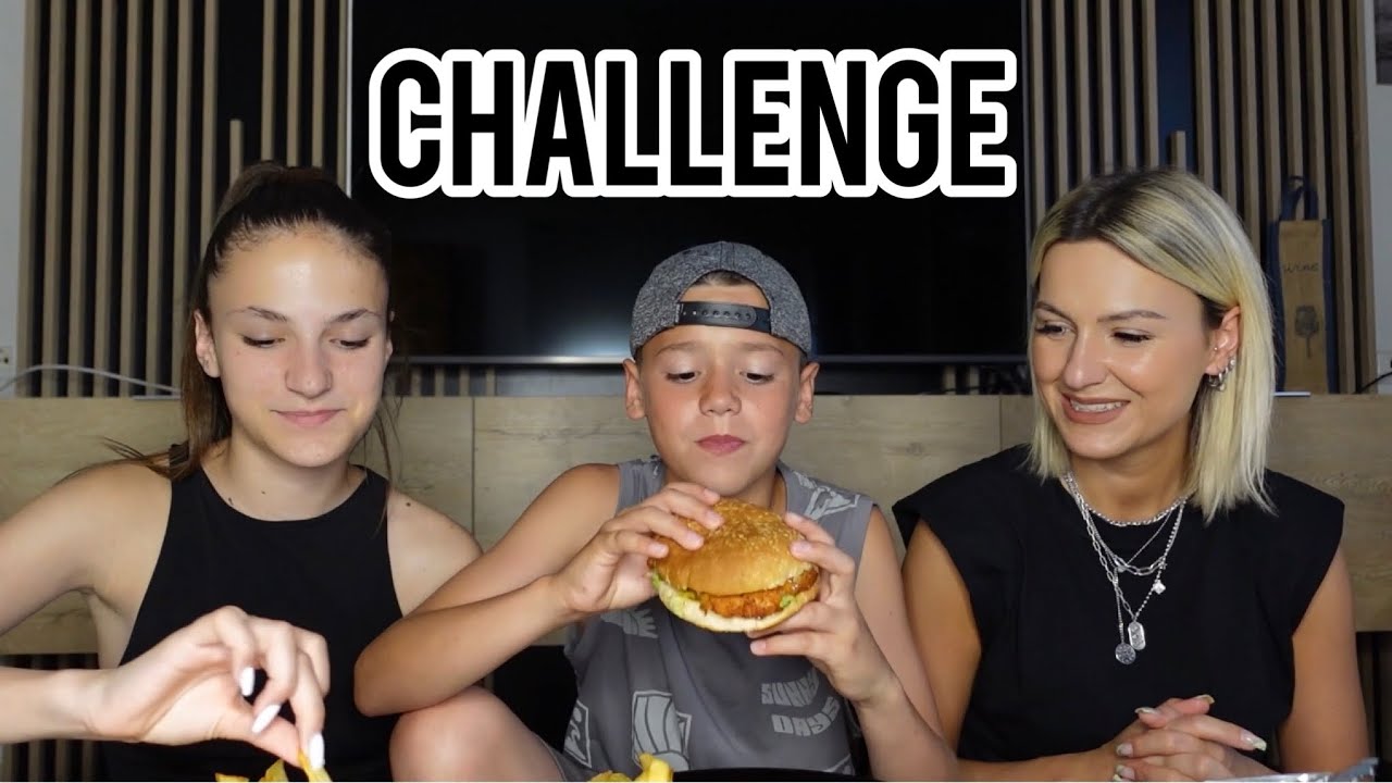 Challenge, Fast Food VS Homemade Burger//Ja dolem apo Jo//Dezi Lami ...