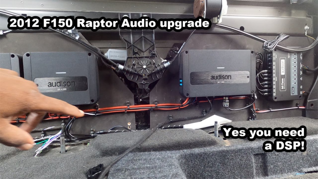 2012/2013 F150 Raptor audio upgrade with OEM radio! Audison SR amps ...