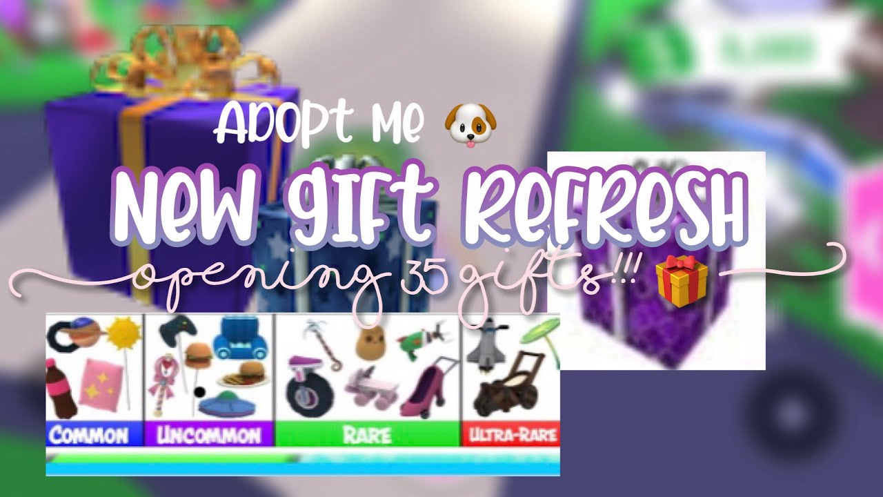 ADOPT ME GIFT REFRESH 🎁 | OPENING 35 GIFTS & AUSSIE EGG GIVEAWAY WINNER ...