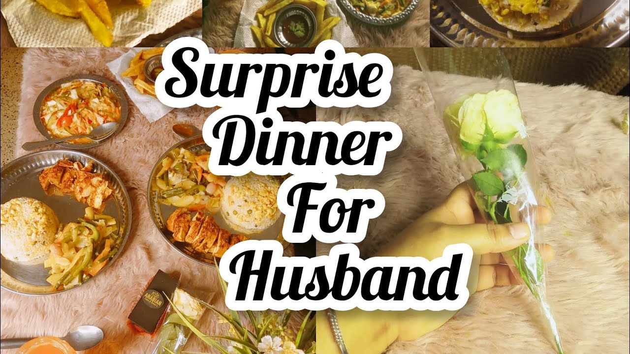 Surprise Dinner For Husband - YouTube