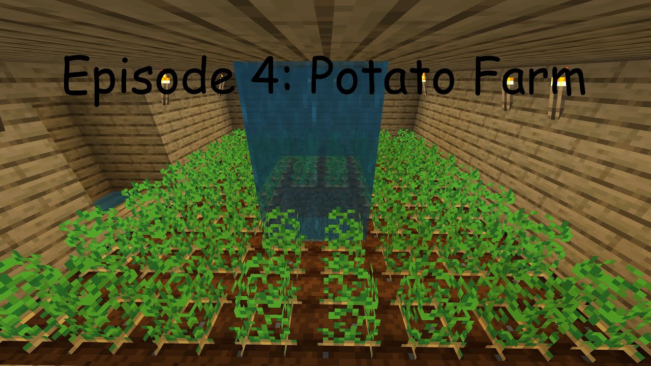 Minecraft Episode 4: Potato Farm - YouTube