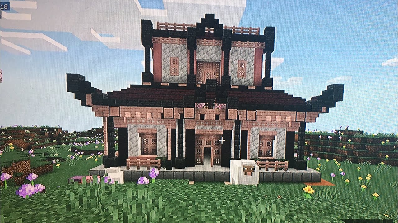Minecraft| Cherry Japanese house - YouTube
