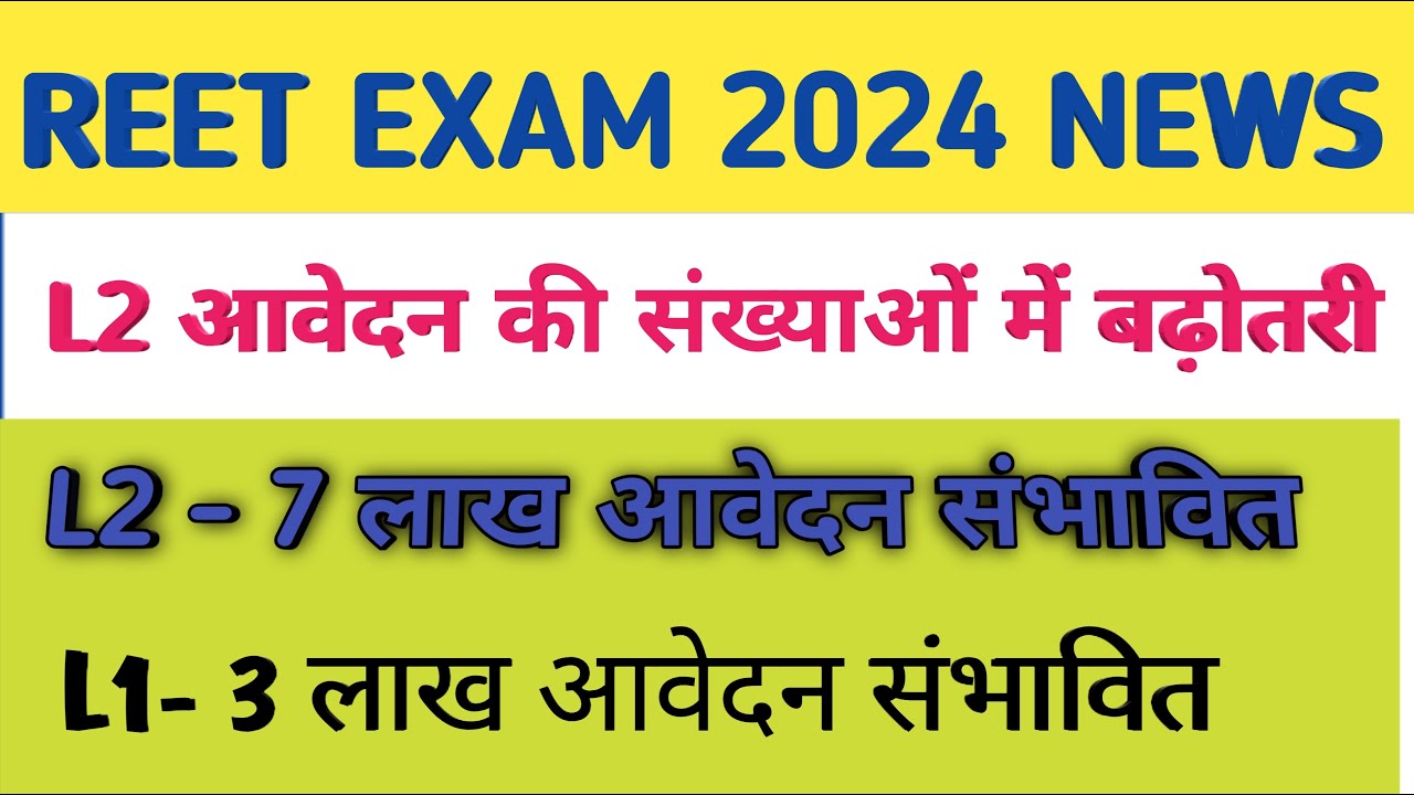 REET EXAM 2025 new update | REET syllabus 2024 | REET L1 L2 |REET में ...