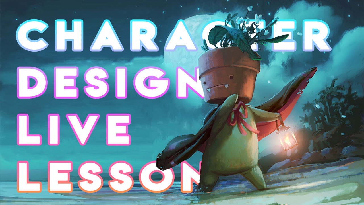 Character Design Live Lesson - YouTube