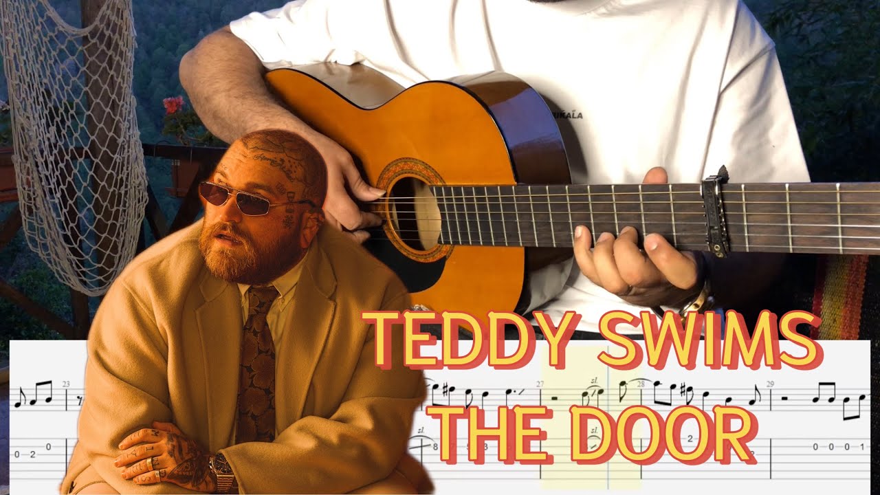 THE DOOR-TEDDY SWIMS | EASY guitar tutorial with TABS | guitar cover ...