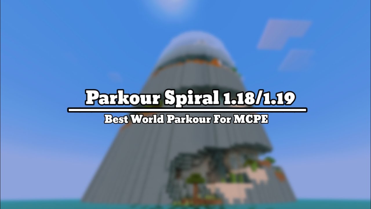 Parkour Spiral 1.18/1.19 For MCPE || Parkour Map || Parkour Spiral ...