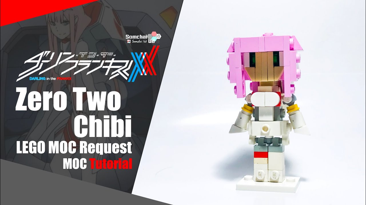LEGO Darling in the FranXX Zero Two Chibi MOC Tutorial (Request ...