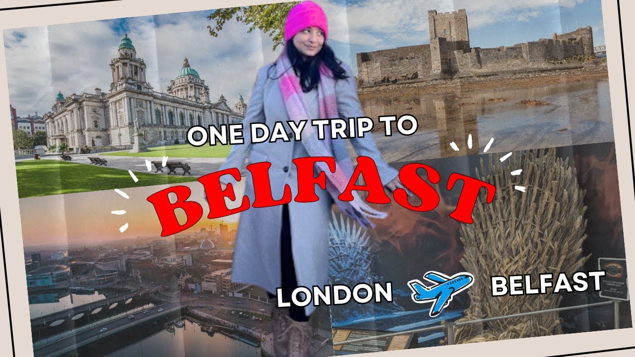 One-day trip to Belfast on Budget | Full Tour of Carrickfergus Castle |London to Belfast - YouTube