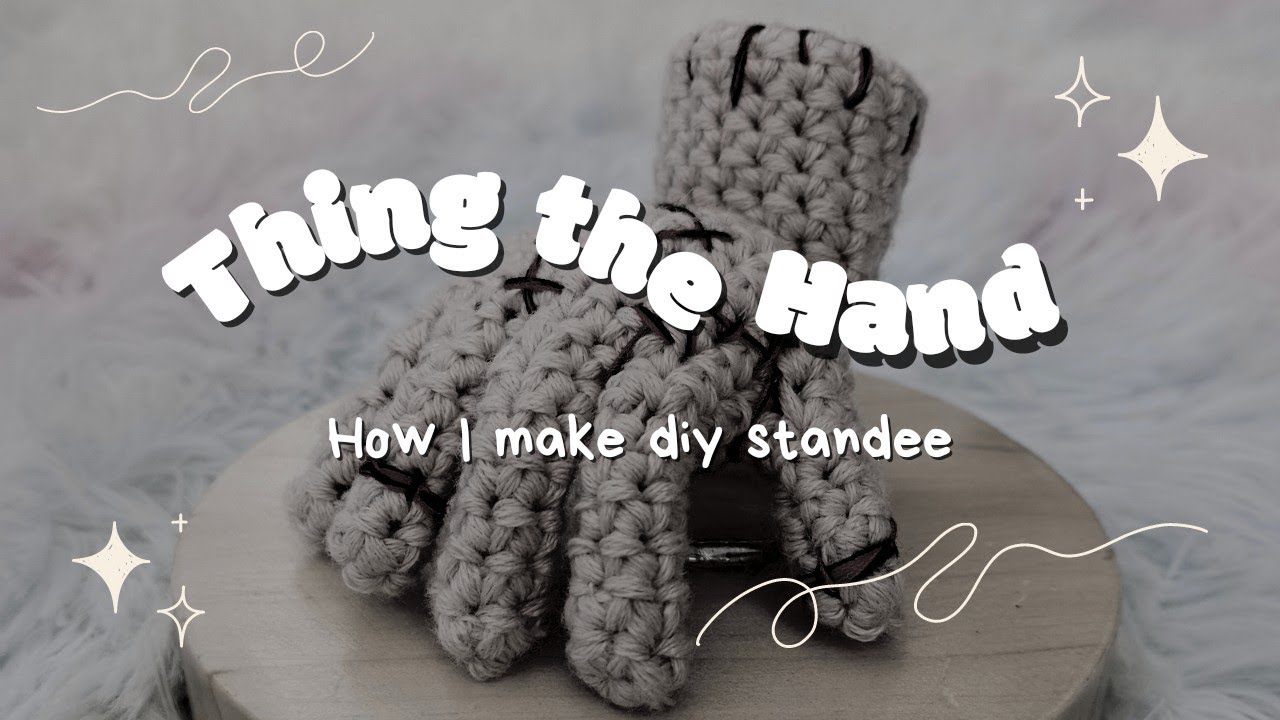 LLBC • Crochet Thing • DIY amigurumi stand • Wednesday Netflix • - YouTube