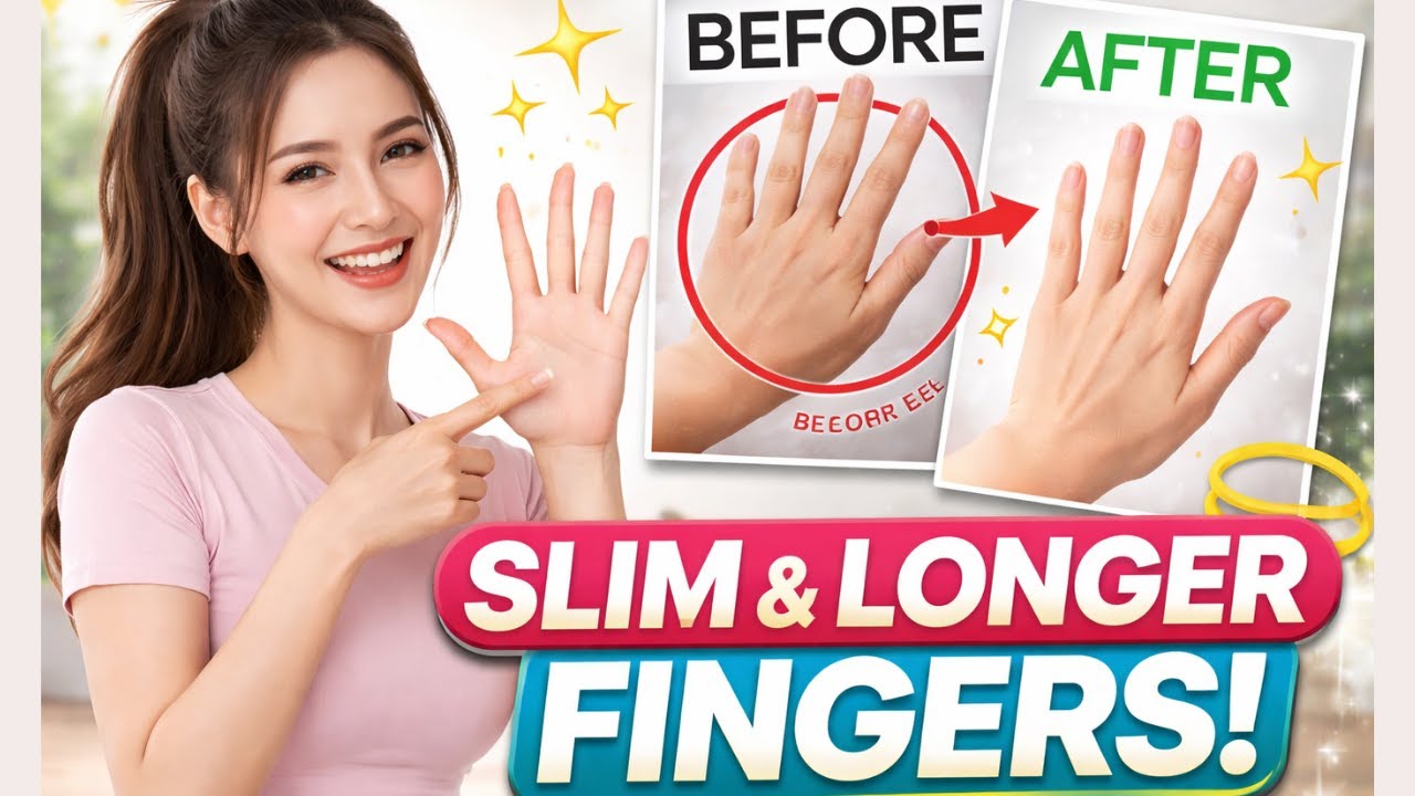 Get Lean & Longer Fingers in 7 Days | Top Finger Exercises at Home # ...