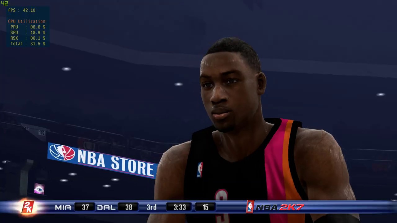 NBA 2K7 Nearly Playable in 4K on RPCS3 PS3 Emulator - YouTube