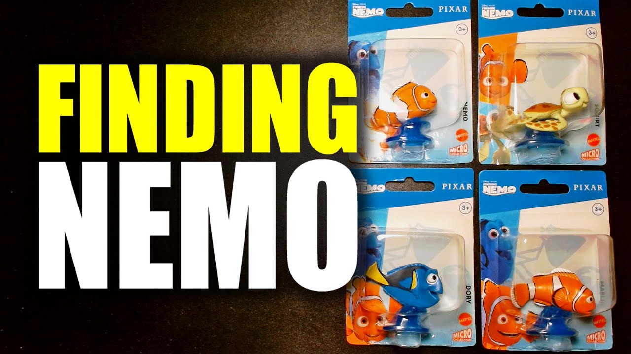 Finding Nemo Disney Pixar Mattel Micro Collection Review - YouTube
